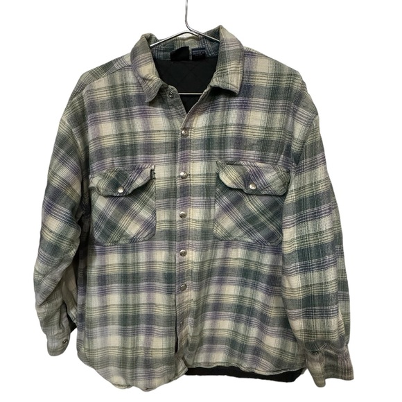 Bullhead | Jackets & Coats | Vintage Bullhead Quilted Plaid Snap Up ...